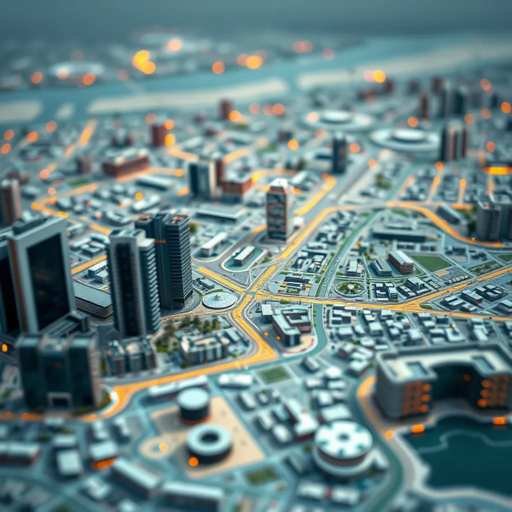 International City Map: Urban Planning and Real Estate